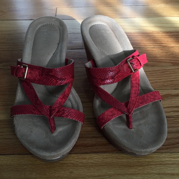 Cheeks | Shoes | Cheeks Fit Body Wedge Sandals Size 8m | Poshmark